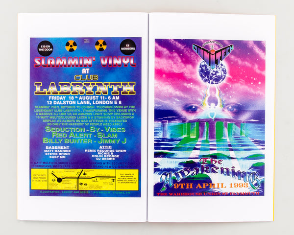 U.K. Rave Flyers from 1991 to 1996 | Village. Leeds, UK