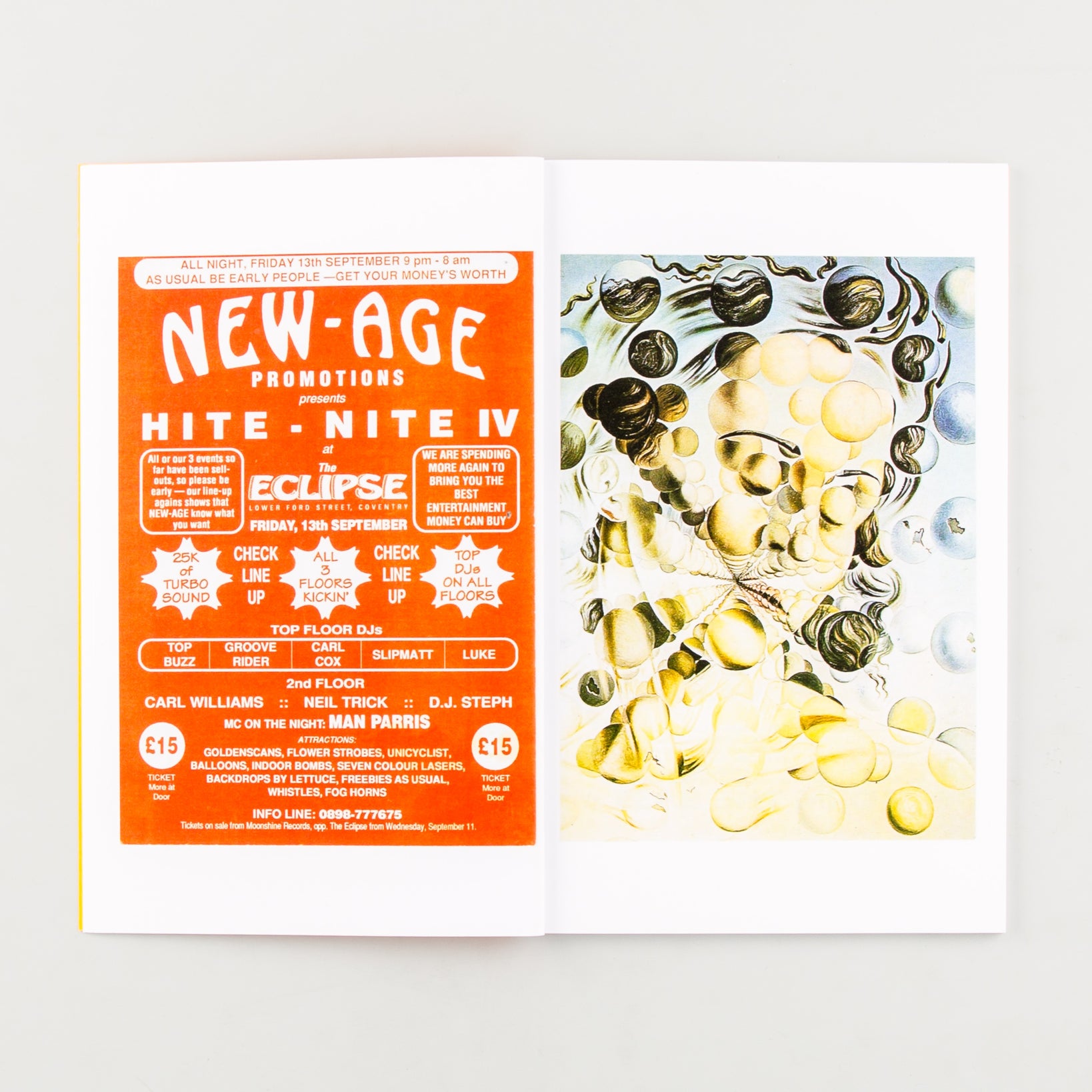 U.K. Rave Flyers from 1991 to 1996 | Village. Leeds, UK